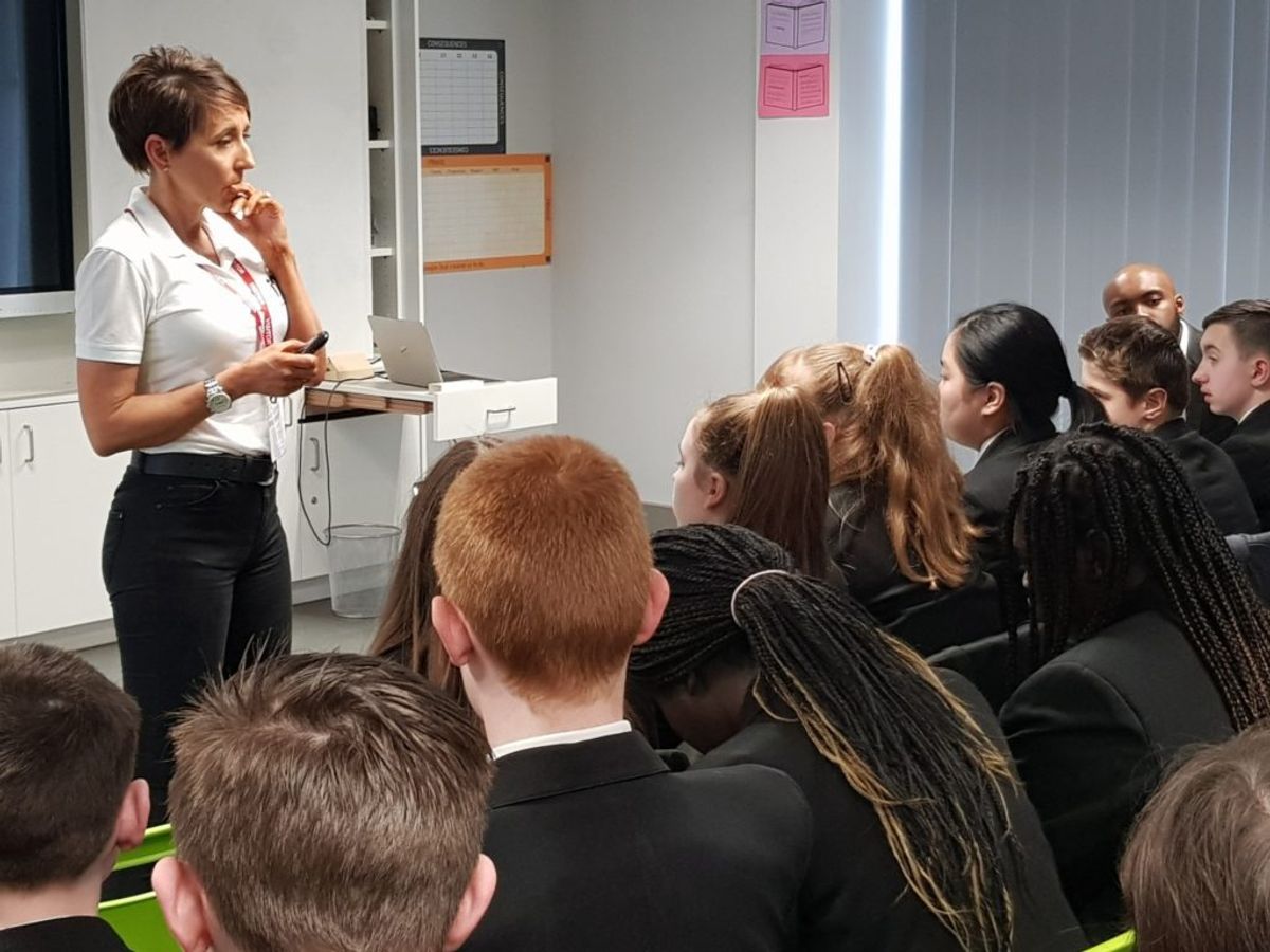 Stabbing victim Natalie Queiroz leads campaign warning pupils over the dangers of knives ...
