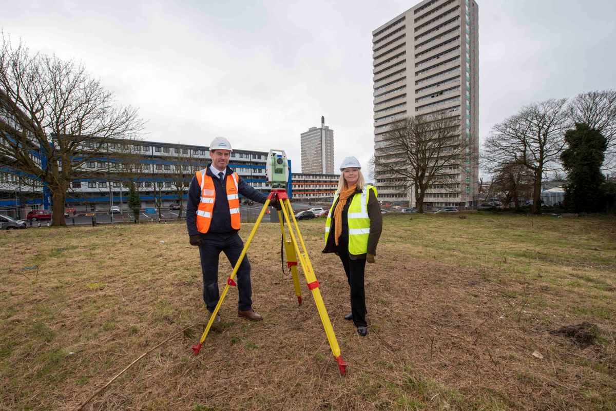 Preparation work starts ahead of new council houses being built on ...