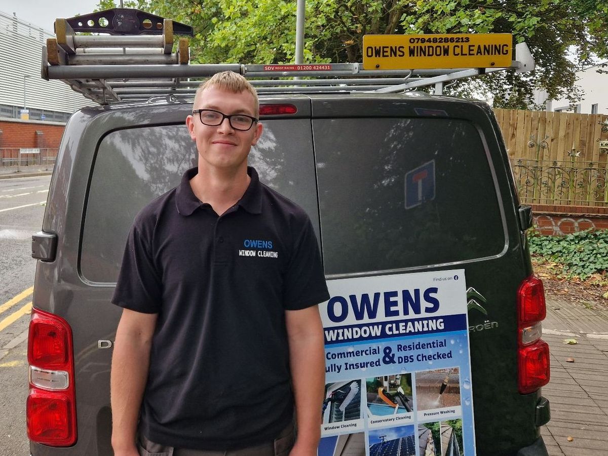 Meet the Wolverhampton window-cleaner doing his bit to clear dirt ...