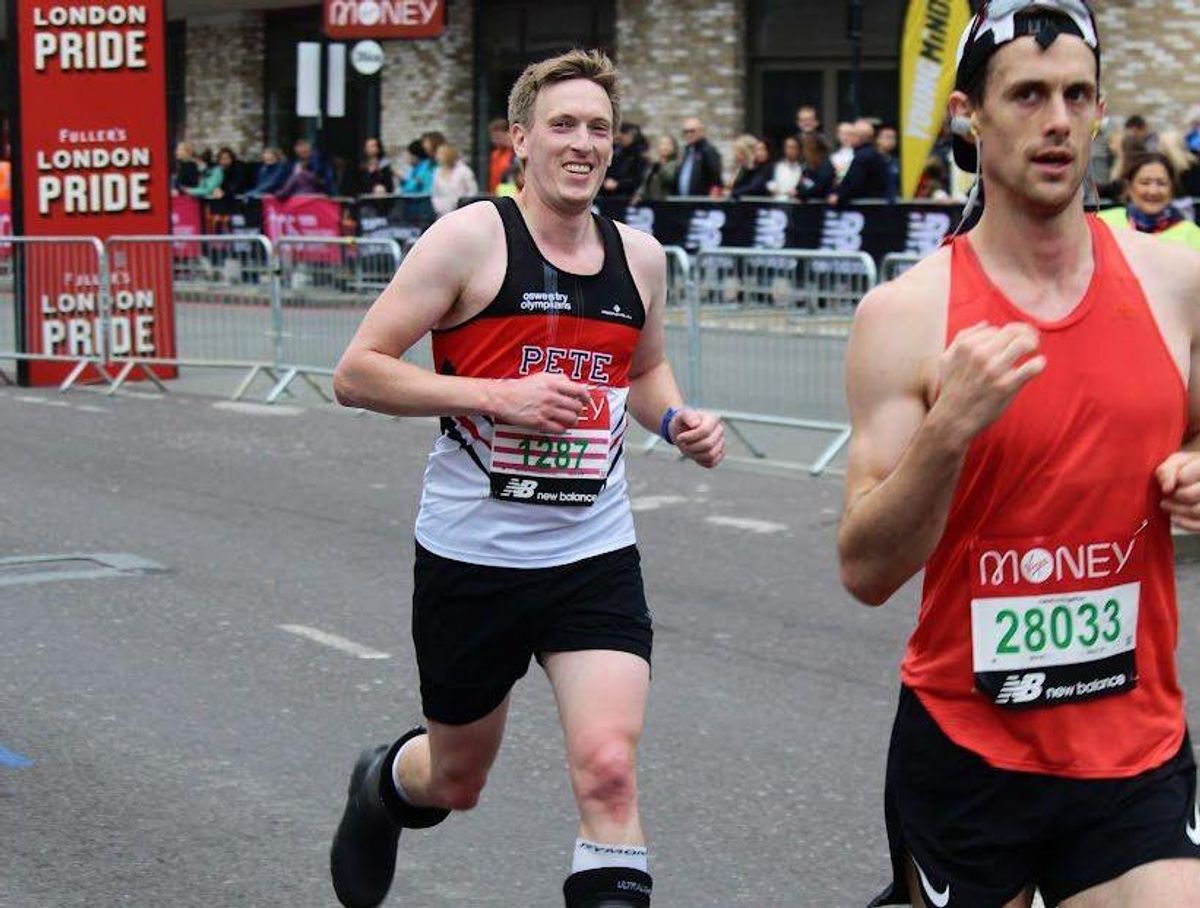 Salopian smashes world record for running marathon in wellington boots ...