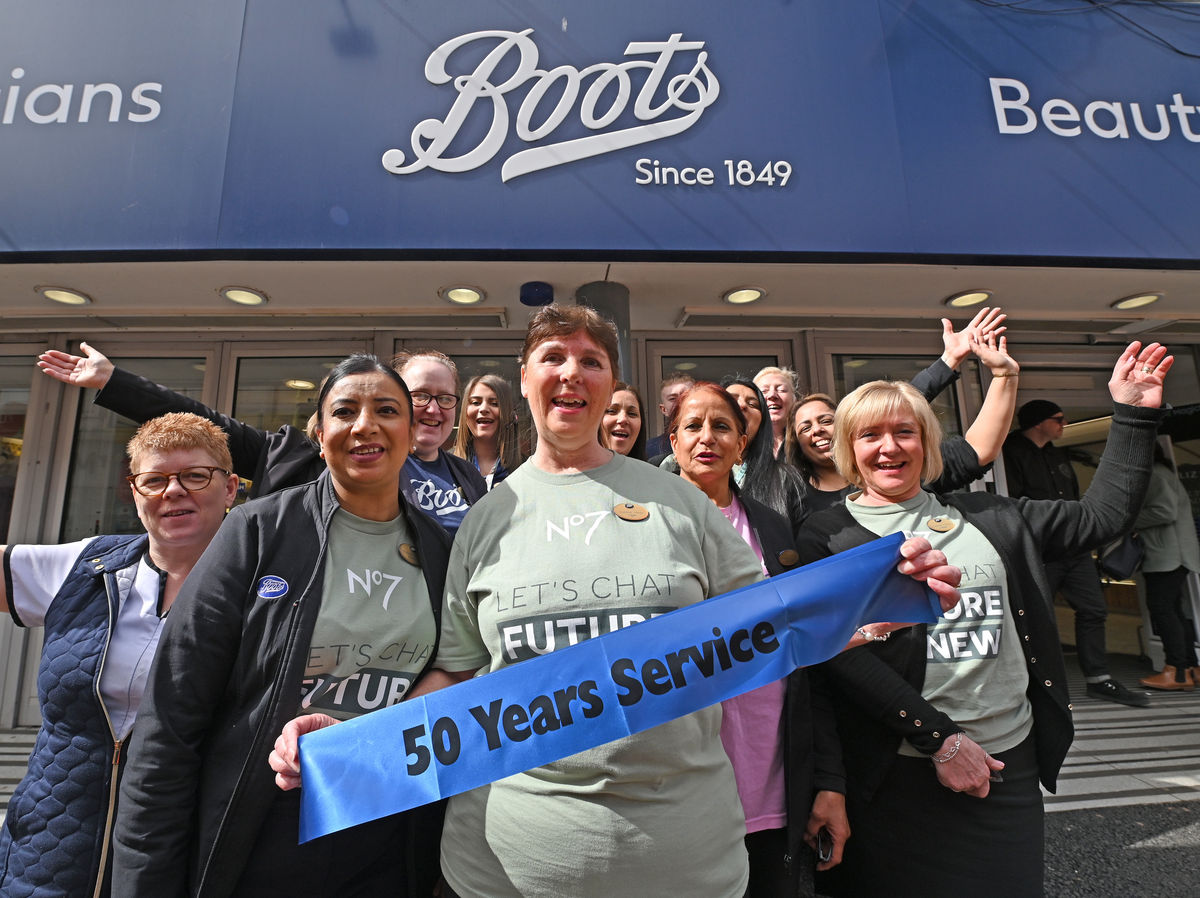 'I've worked at Boots in Wolverhampton for 50 years – it's the only job ...
