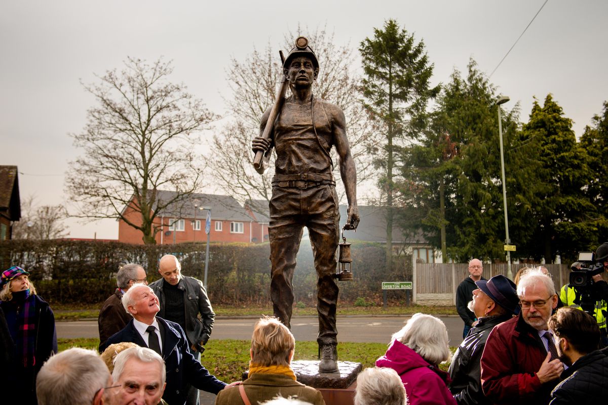 Statue marks 50 years since Ifton Colliery's closure | Shropshire Star