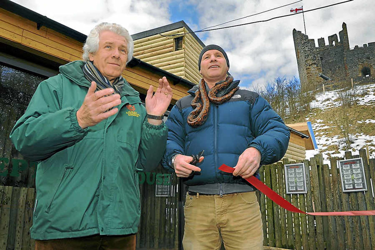 Mike Dilger opens Dudley Zoo's revamped reptile house | Express & Star