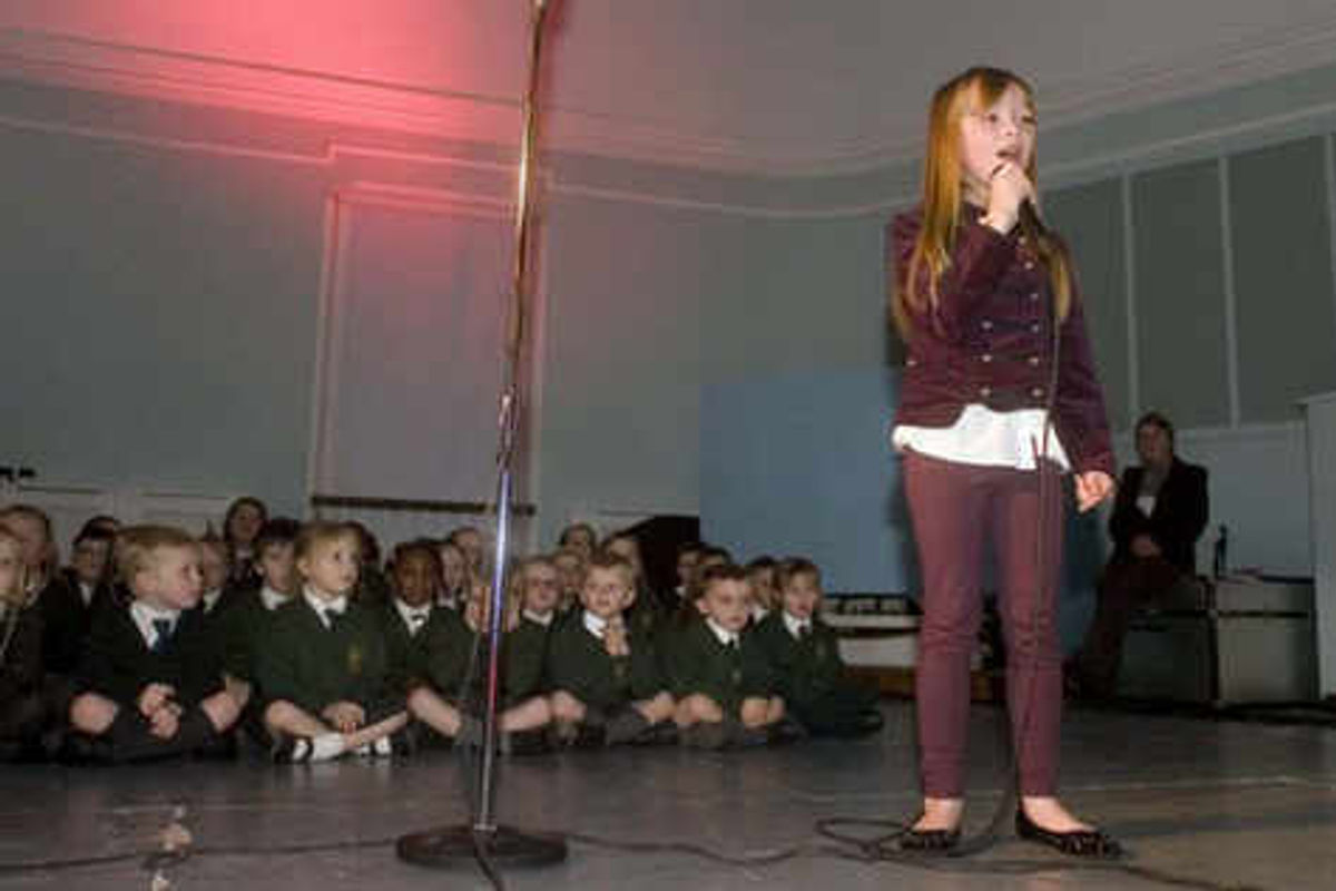 Britain's Got Talent Connie Talbot sings for arson-hit school | Express ...