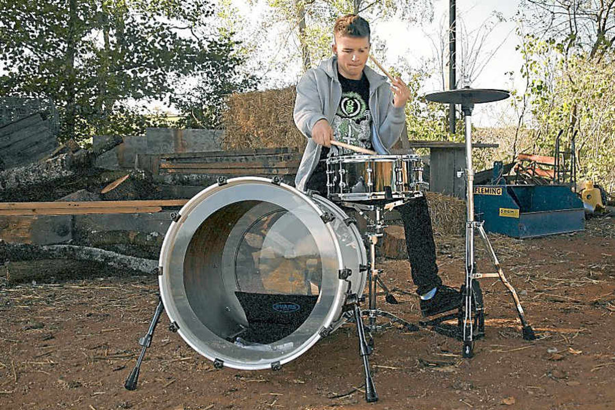Broseley drummer Mark's gig with X Factor star Frankie Cocozza ...