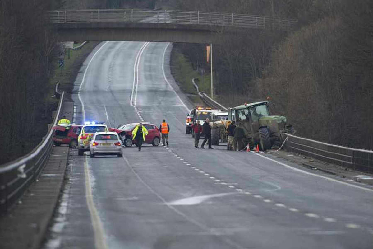 New 40mph limit in place on busy Shropshire border bridge after tractor ...