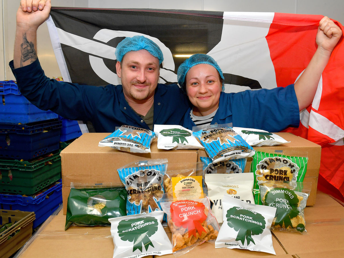 We took a look inside a family-run pork scratchings factory in Walsall ...