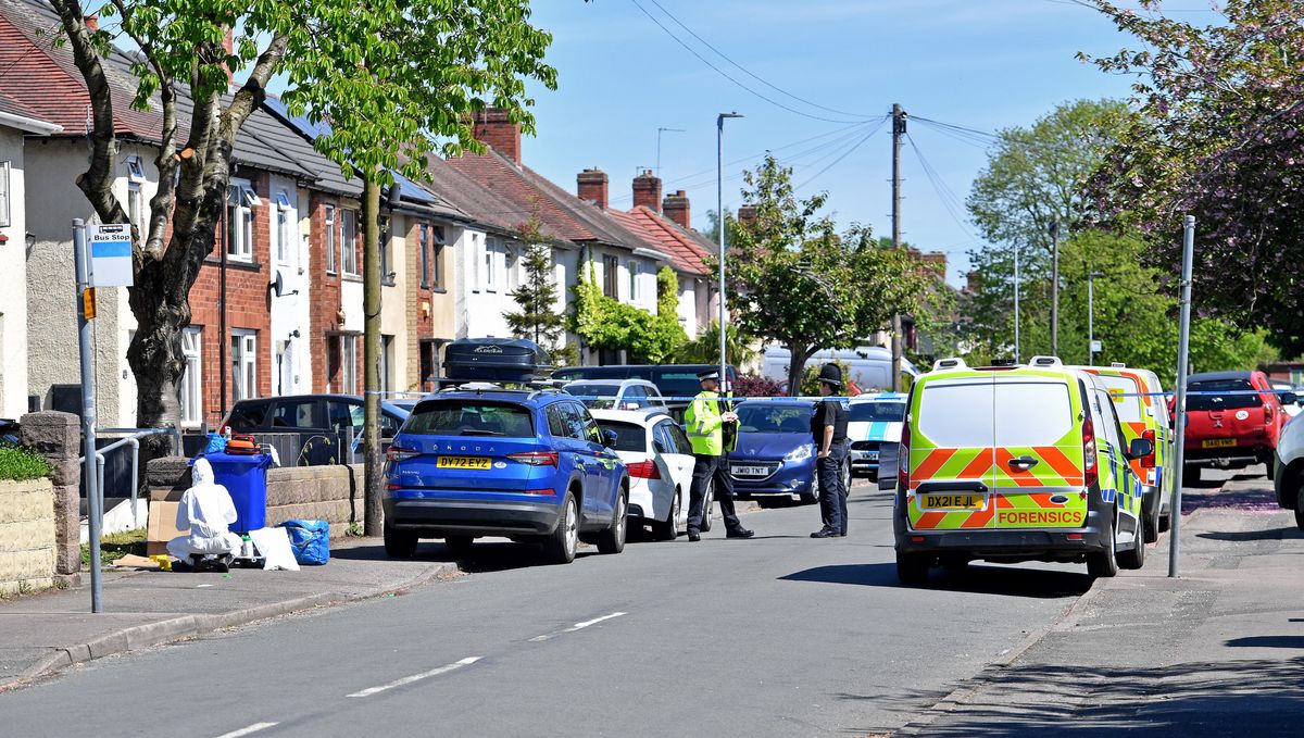 Watch: Police at scene of Cannock stabbing as appeal launched - man in ...