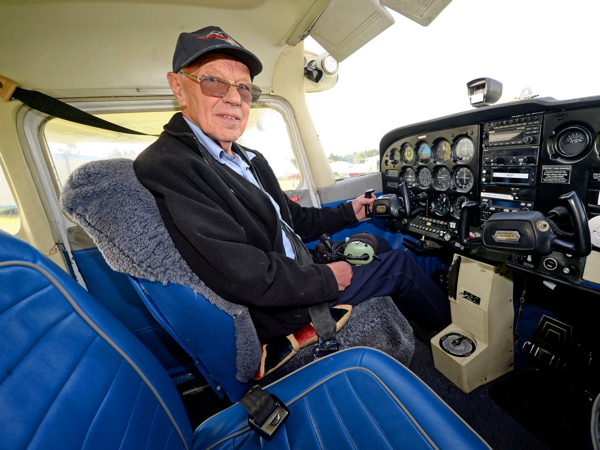 Up, up and away as Alan celebrates his 86th birthday with surprise ...