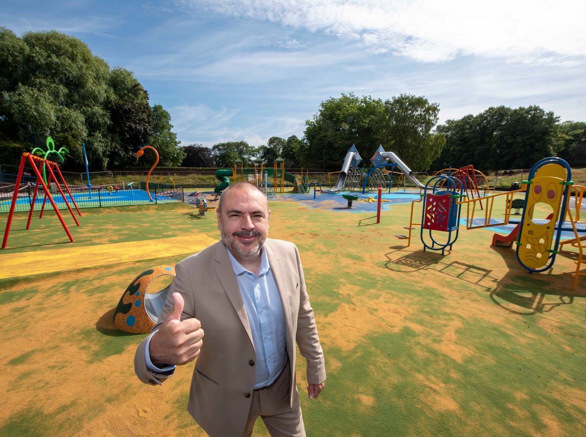 Days away from opening of Wolverhampton East Park's new play area and ...