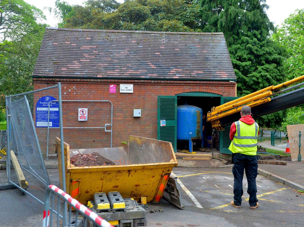 Tettenhall Pool 'on track to reopen in August' as repairs gather pace ...