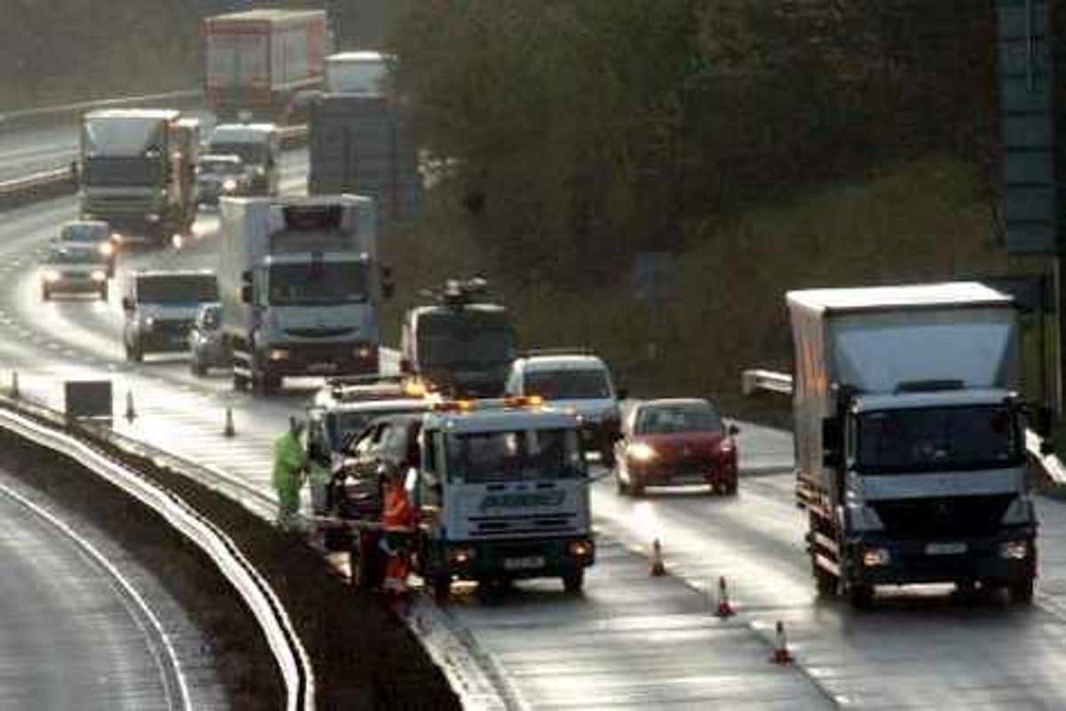Double crash misery on the M54 | Express & Star