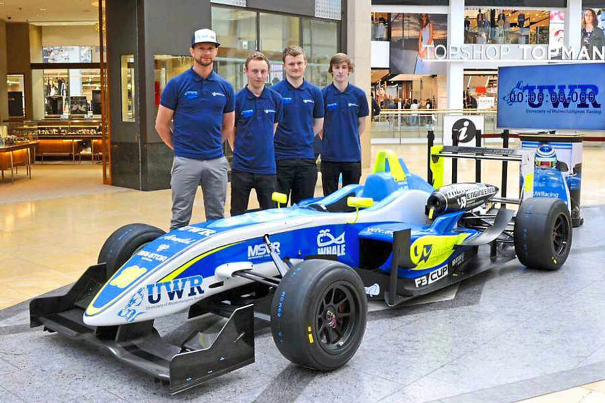 Watch: Telford university race team unveil Formula Three car ...