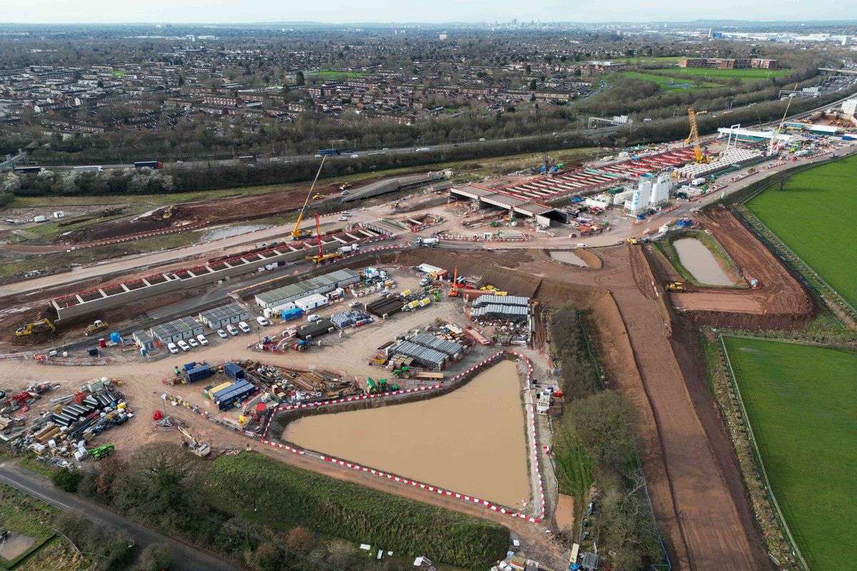 13 pictures reveal incredible scale of HS2 project in the West Midlands ...