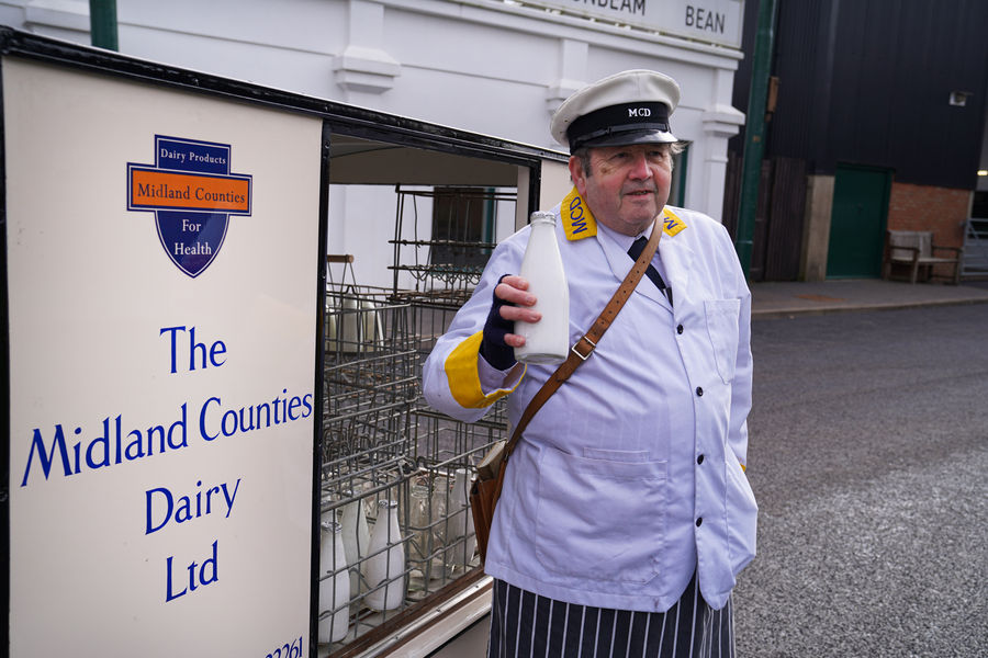 Black Country Living Museum welcomes 1950s-style milkman character ...