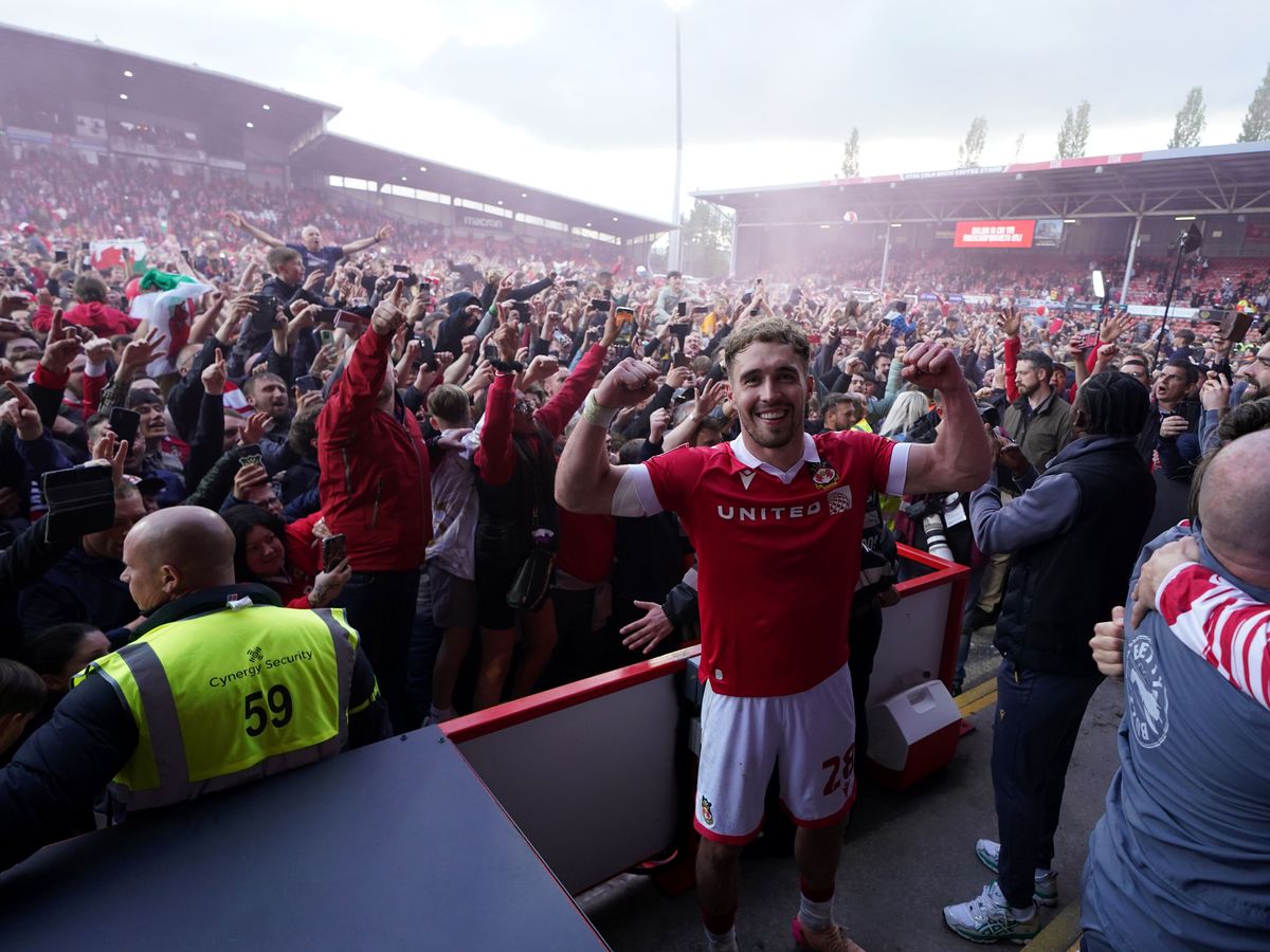 Wrexham book a place in the Championship with a third successive ...