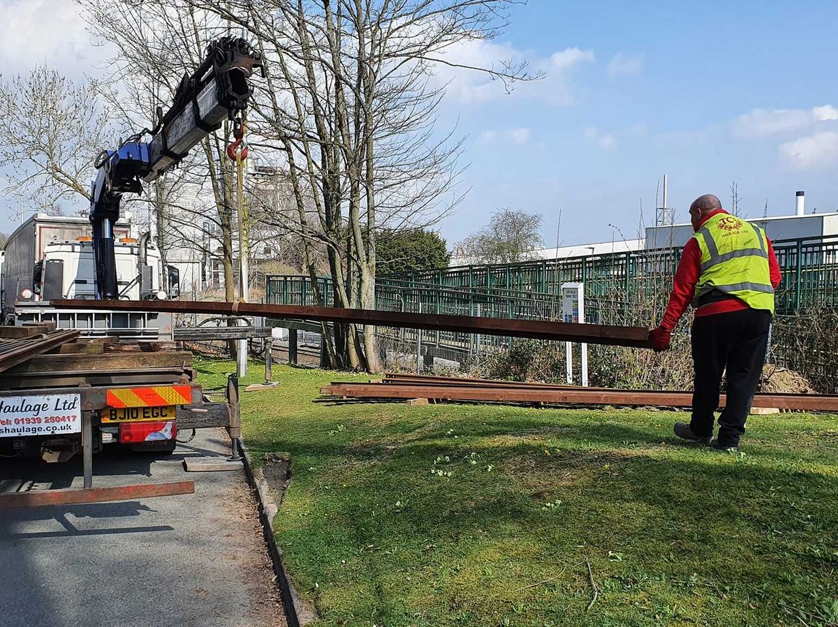 Long-lost tramway station at Chirk is uncovered by volunteers ...