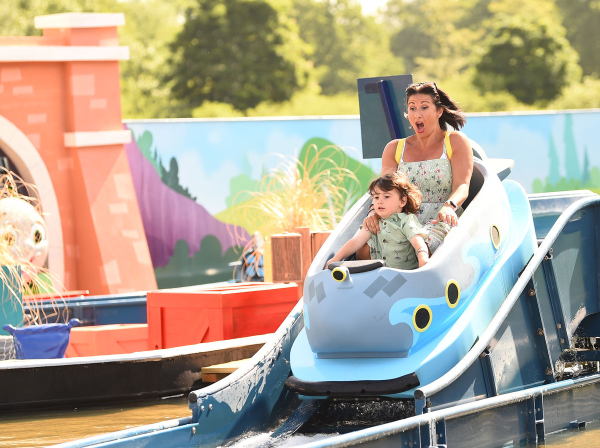 TV stars visit Drayton Manor as new Thomas Land ride launched | Express ...
